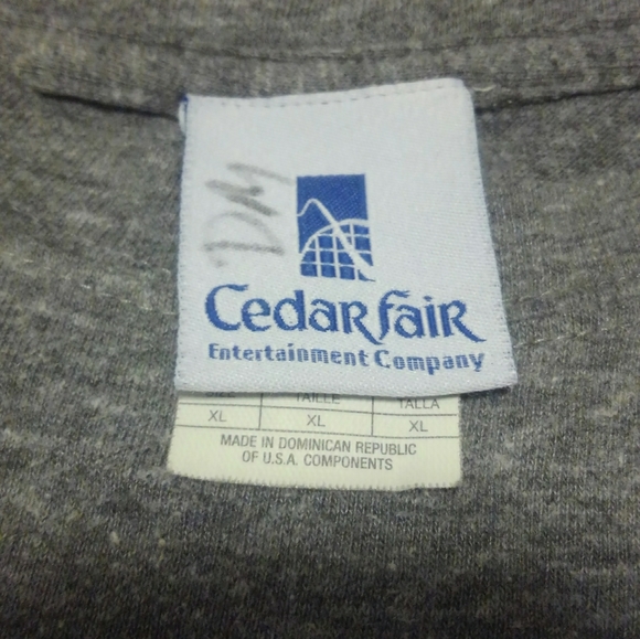 Cedar Fair | Shirts | Cedar Point Shirt 87 Xl Usa Roller Coasters ...